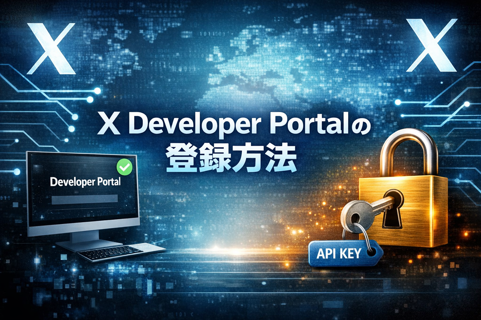 X Developer Portalの登録方法｜APIキー取得まで完全解説【初心者向け】 | 自動化実装ログ